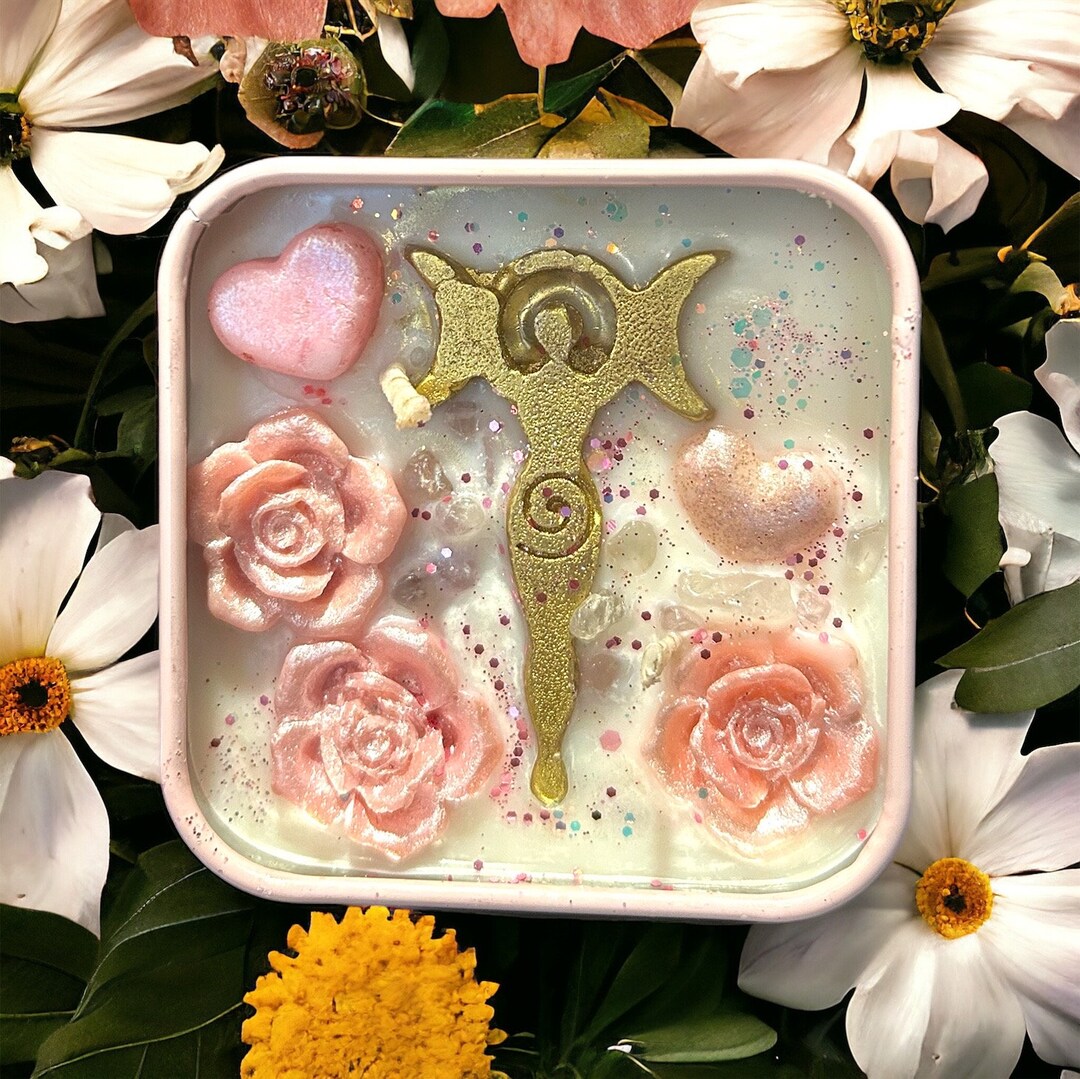 Divine Feminine Moon Goddess Candle - Etsy