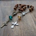Olive Wood Chaplet. Catholic Rosary Handmade. First Communion Gift ...