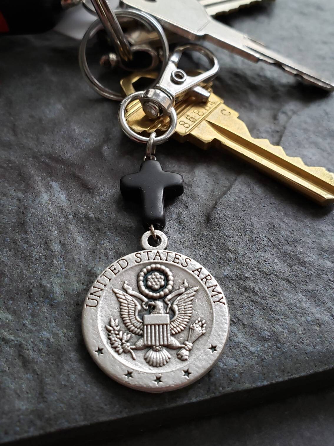 Military Key Chain. Police officers Gift. US Army Gift. Gift | Etsy