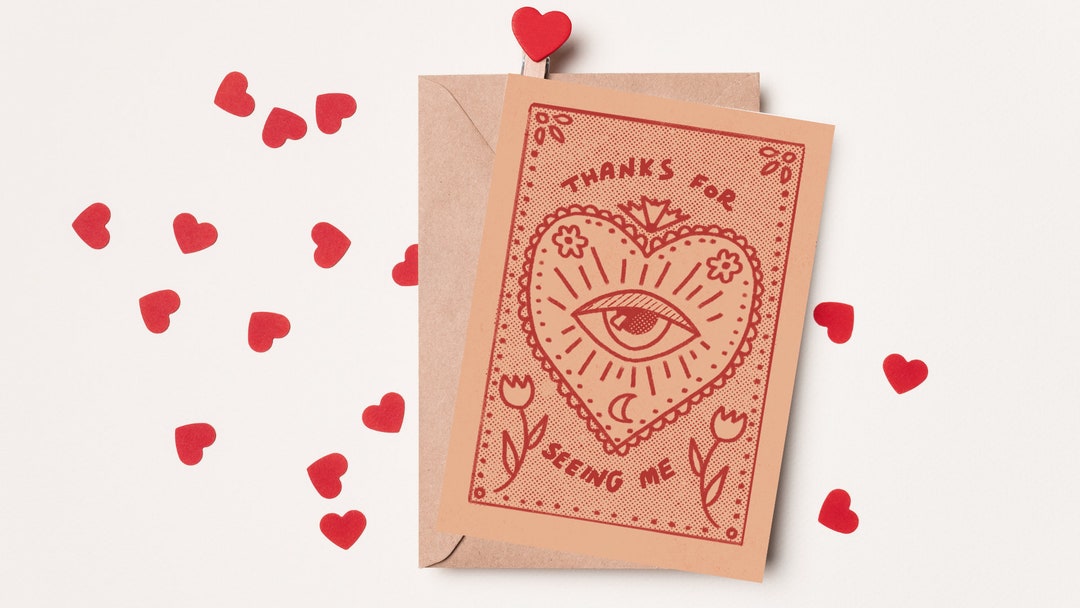 Digital Valentine Card| Digital Download| Valentine's Day Card| Heart ...