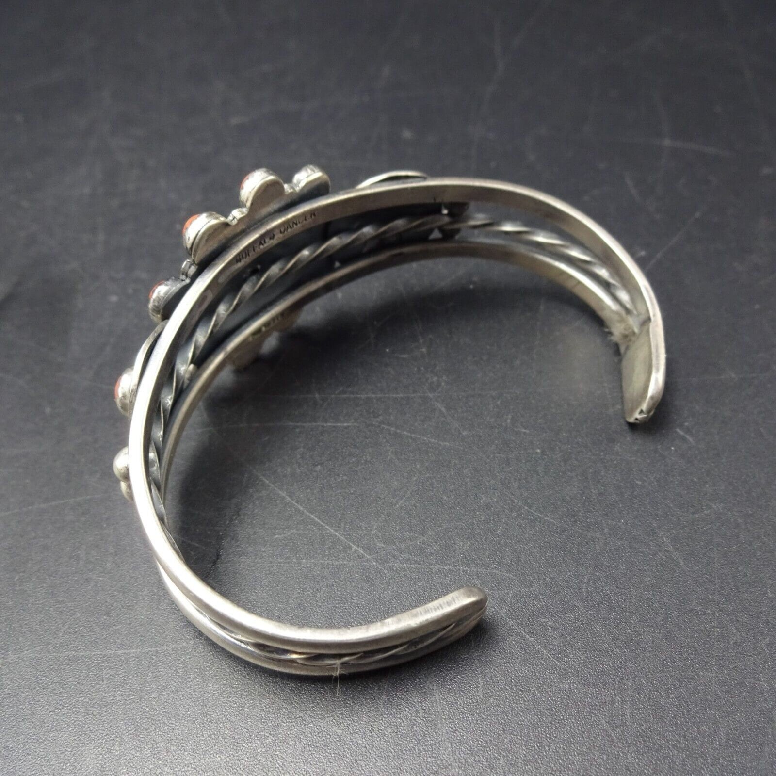 Buffalo Dancer Taos Sterling Silver MERCURY DIME COIN and Coral Cuff ...