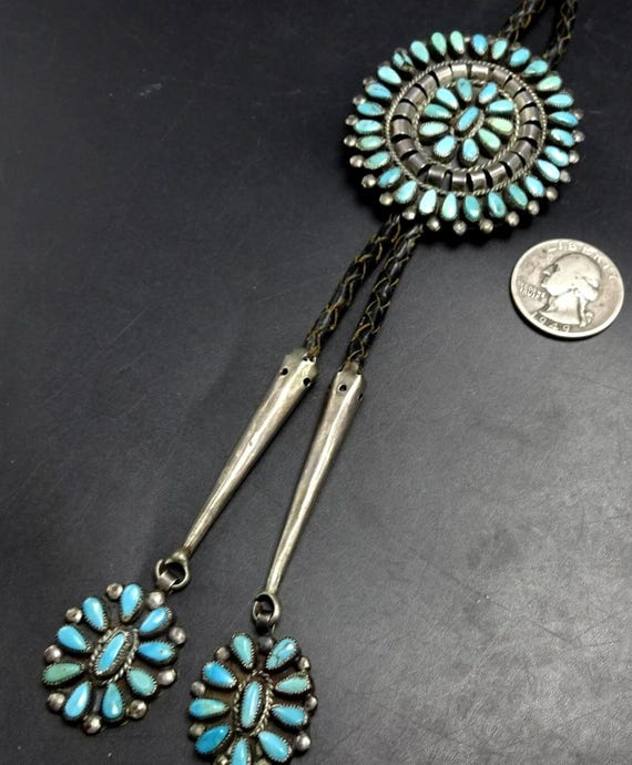 JOHNNY Mike BEGAY Vintage Navajo Sterling Silver TURQ… - Gem