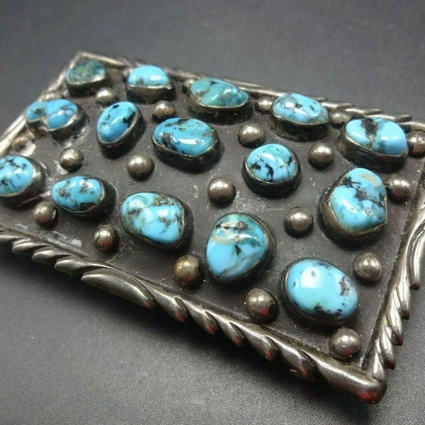 Turquoise Belt Buckle - Etsy