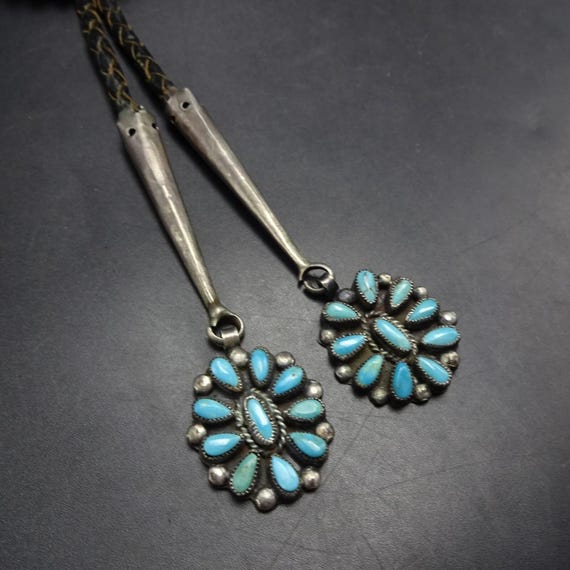 JOHNNY Mike BEGAY Vintage Navajo Sterling Silver TURQ… - Gem