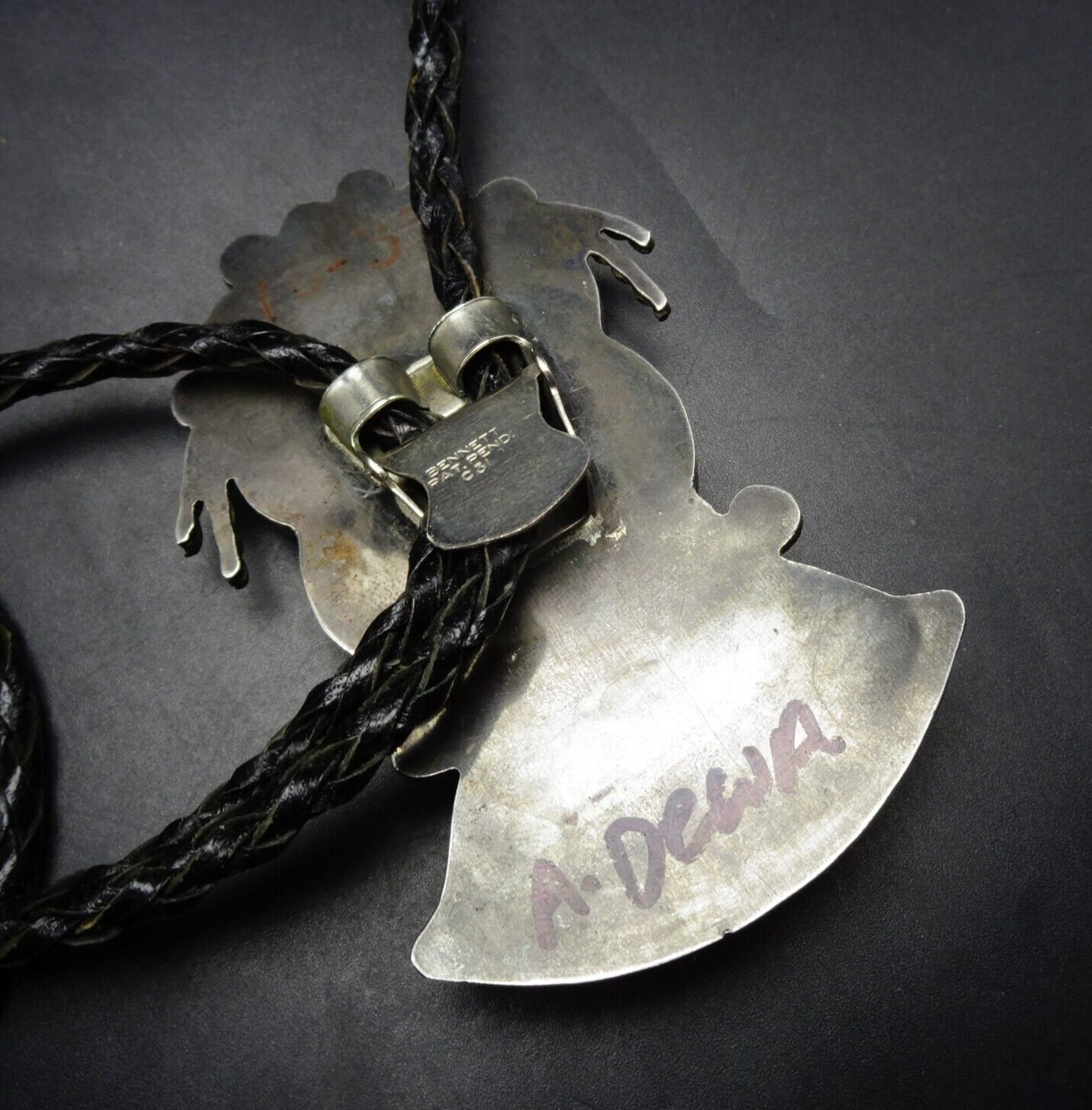 EXQUISITE Vintage Zuni ANDREW DEWA Sterling Silver Antelope Kachina ...