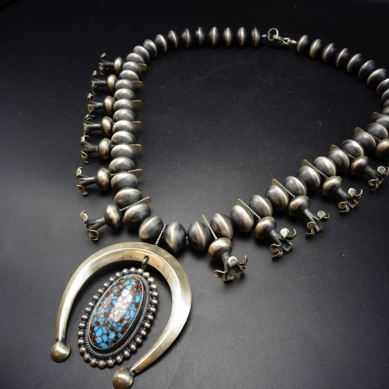 Ernest Roy Begay NAVAJO Sterling Silver TURQUOISE Squash - Etsy