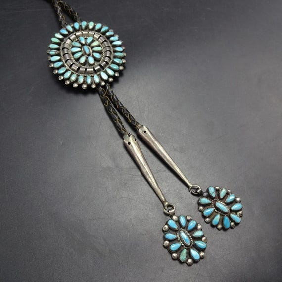 JOHNNY Mike BEGAY Vintage Navajo Sterling Silver TURQ… - Gem