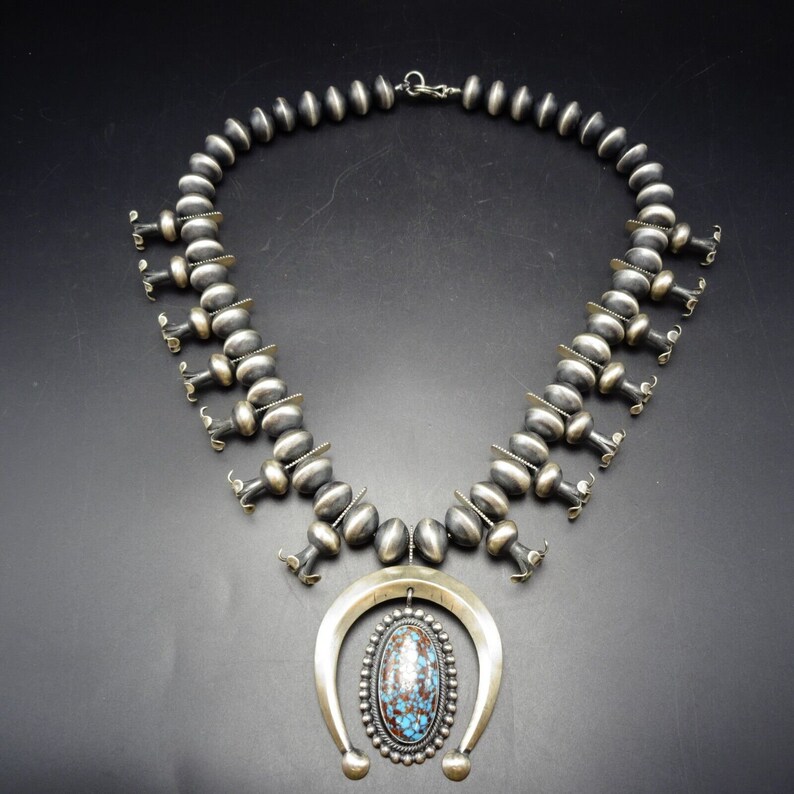 Ernest Roy Begay NAVAJO Sterling Silver TURQUOISE Squash - Etsy