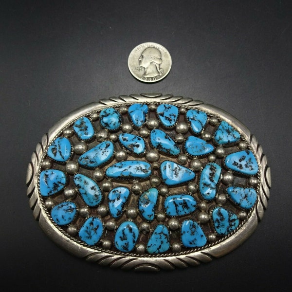 Turquoise Belt Buckle - Etsy