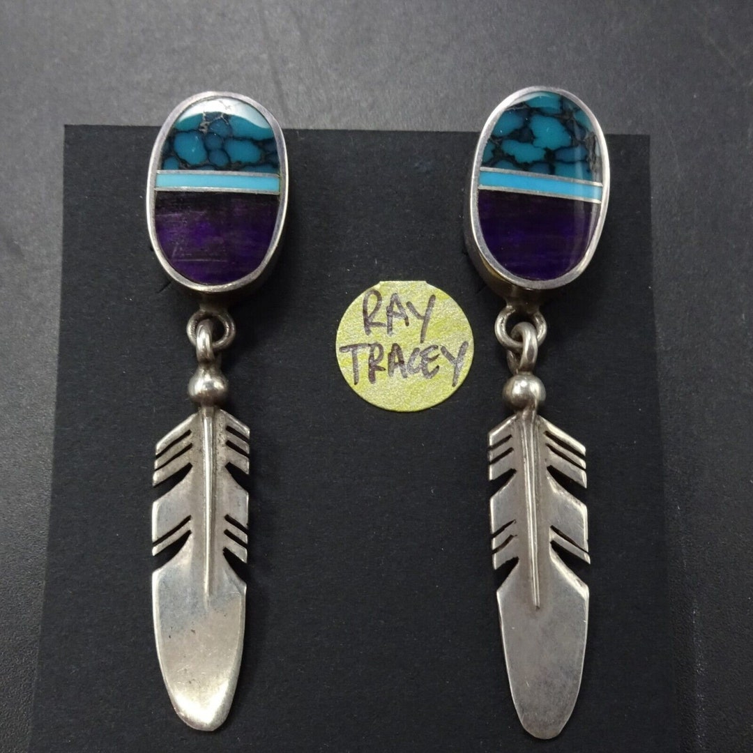 Vintage RAY TRACEY Knifewing Segura Sterling Silver Sugilite - Etsy