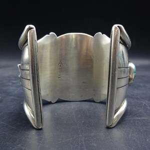 Huge Heavy TIM Kee WHITMAN Navajo Vintage Sterlingsilver TURQUOISE Cuff ...