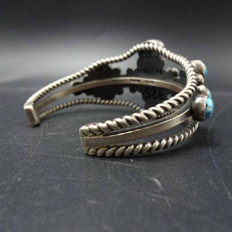 VERDY Jake Vintage Navajo Sterling Silver MORENCI TURQUOISE - Etsy