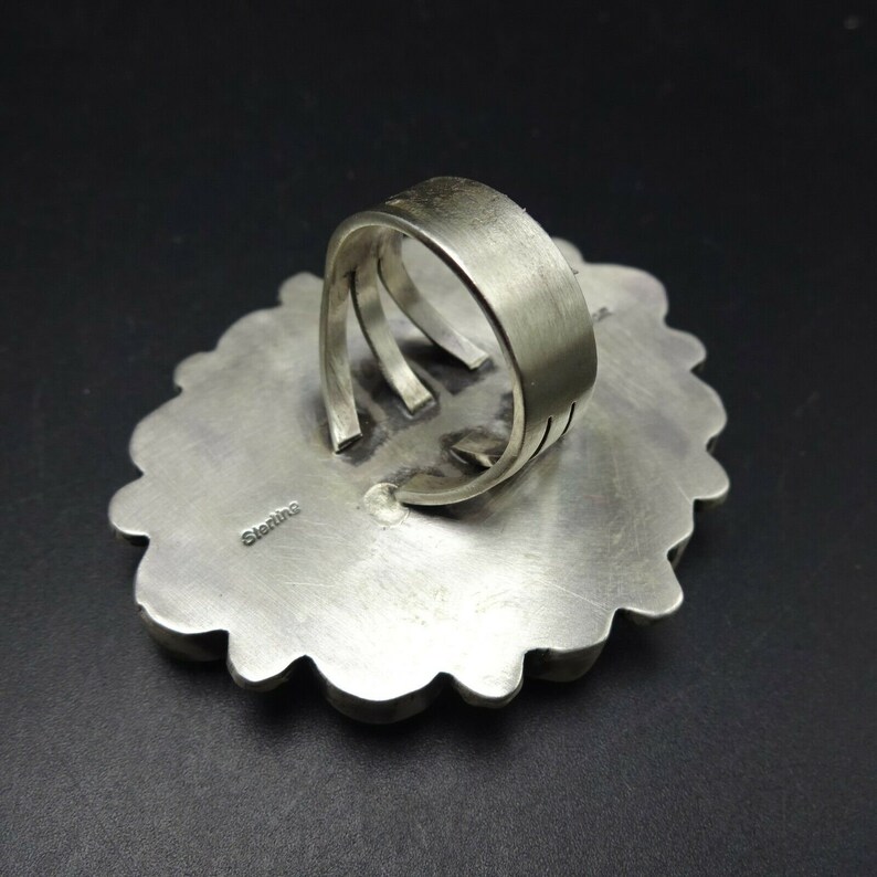 Huge BEA TOM Navajo Sterling Silver Golden Hills TURQUOISE - Etsy