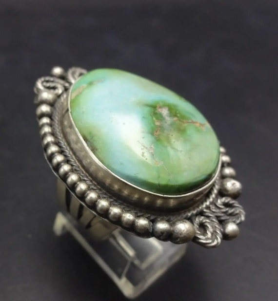 B. YELLOWHORSE Navajo SONORAN Gold TURQUOISE Sterling… - Gem