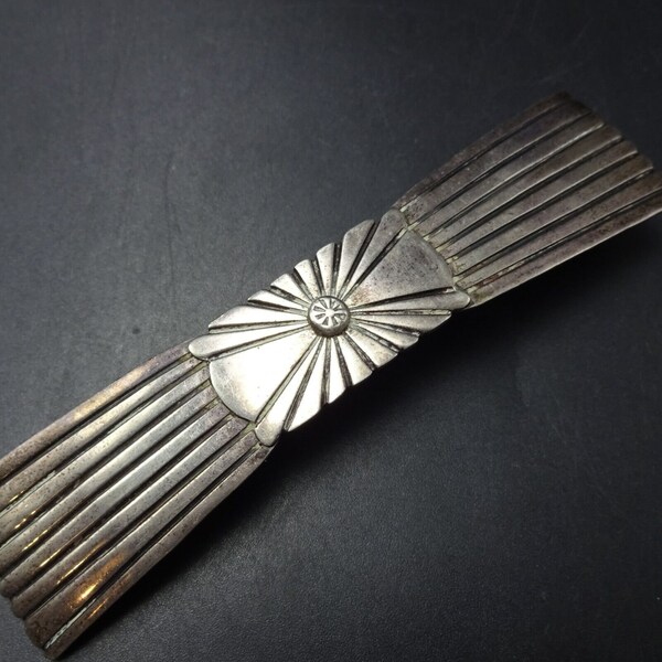 Silver Barrette - Etsy