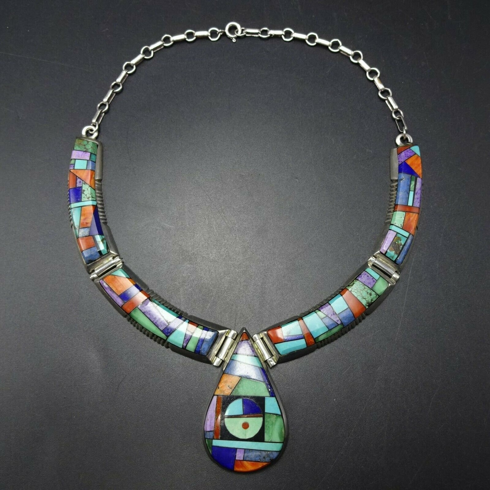 Alvin Yellowhorse NAVAJO Heavy Gauge Sterling Silver CHANNEL | Etsy