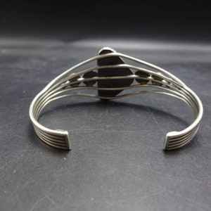 VERDY JAKE Vintage Navajo Sterling Silver Morenci TURQUOISE Cuff ...