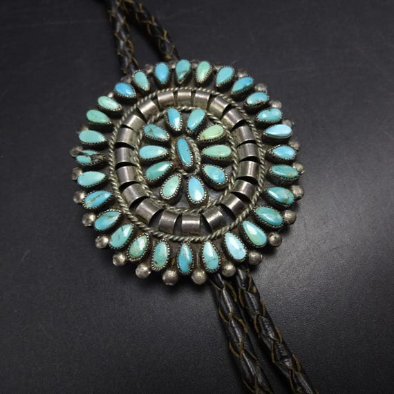 JOHNNY Mike BEGAY Vintage Navajo Sterling Silver TURQ… - Gem