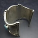 Huge Heavy TIM Kee WHITMAN Navajo Vintage Sterlingsilver TURQUOISE Cuff ...