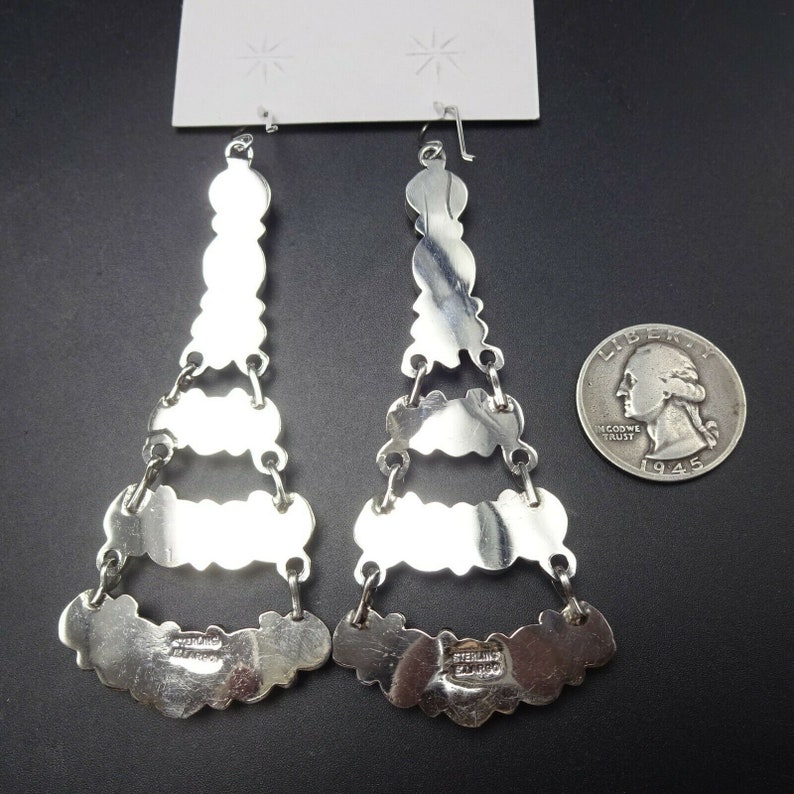 BIG Eleanor Largo Navajo Colorful MULTI-STONE Cluster Ladder - Etsy