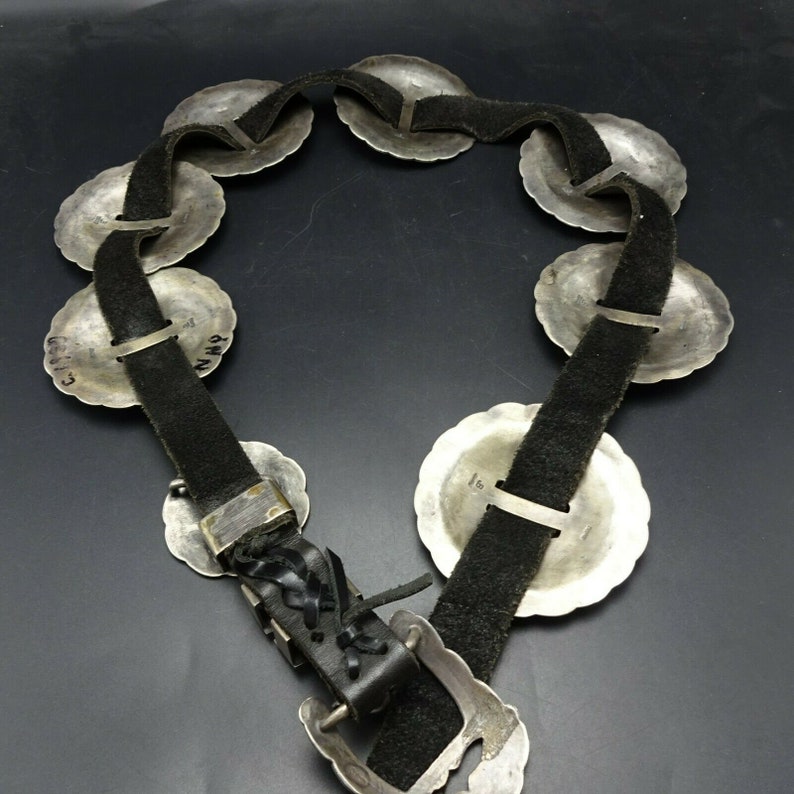 Vintage JOHN G BEGAY Navajo Heavy Hand-stamped Sterling Silver - Etsy