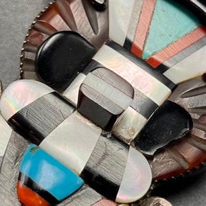 EXQUISITE Vintage Zuni ANDREW DEWA Sterling Silver Antelope Kachina ...