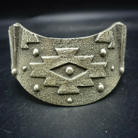 Anthony Bowman NAVAJO Heavy Tufa CAST Sterling Silver… - Gem