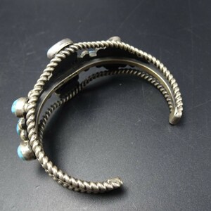 VERDY Jake Vintage Navajo Sterling Silver MORENCI TURQUOISE Cuff ...