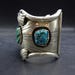 Huge Heavy TIM Kee WHITMAN Navajo Vintage Sterlingsilver TURQUOISE Cuff ...