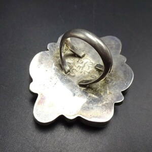 Huge Vintage Sterling Silver MORENCI TURQUOISE Cluster Ring Size 7 - Etsy