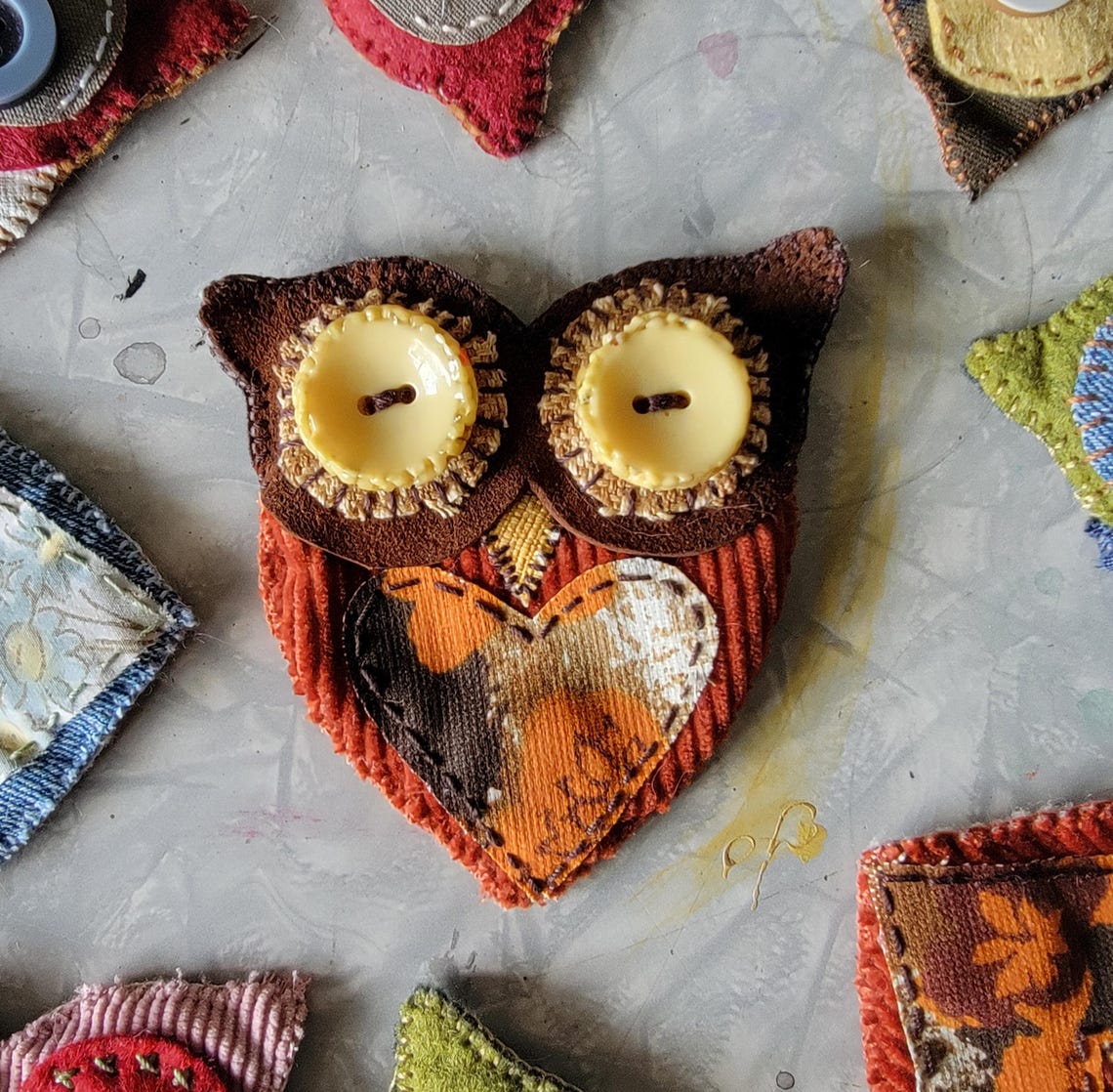 Owl Magnets, Handmade Fridge Art - Etsy