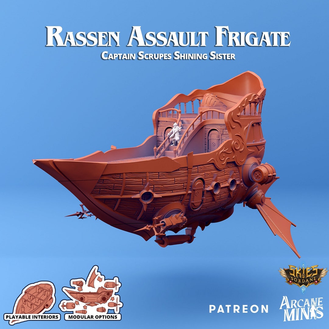 Rassen Assault Frigate Arcane Minis - Etsy