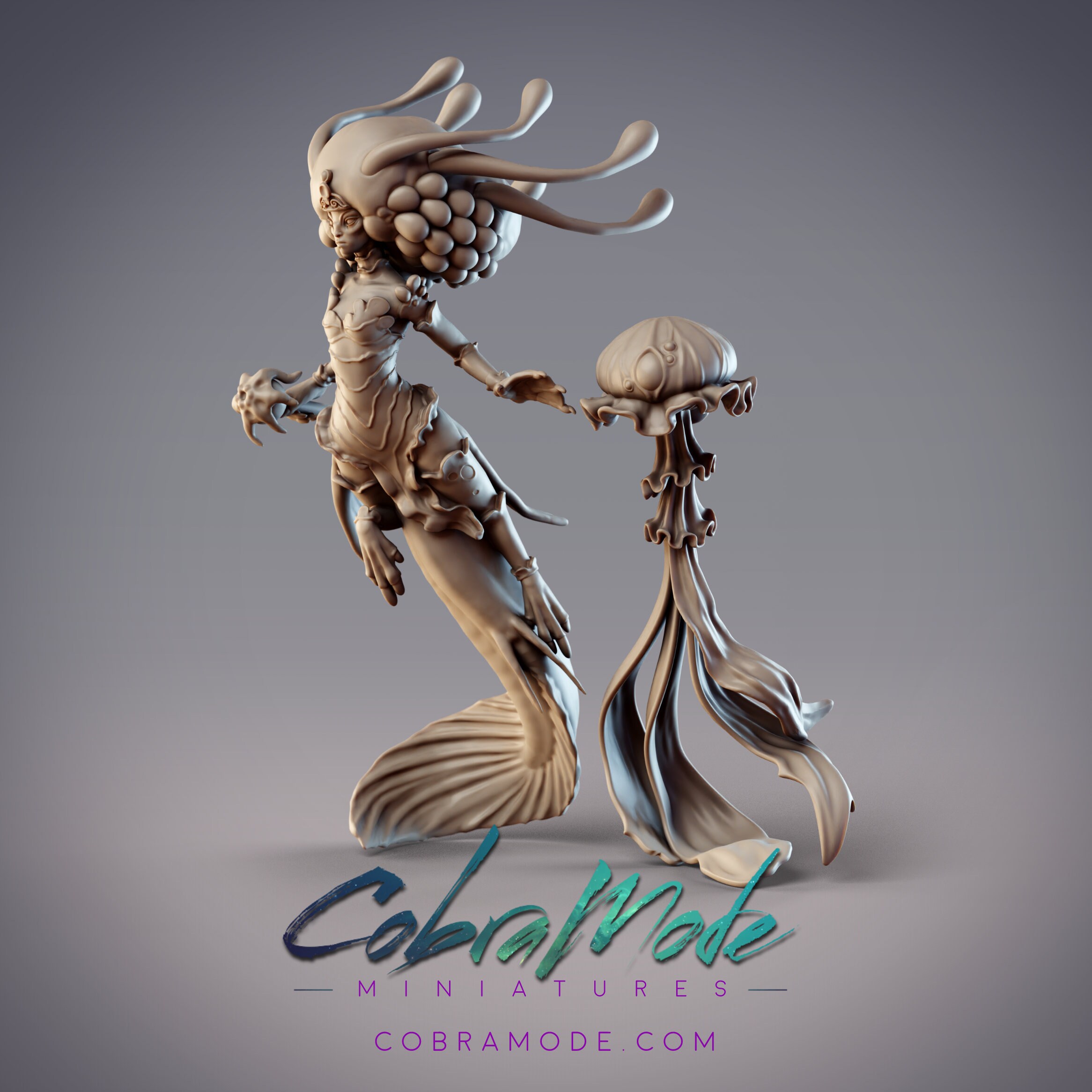 Melusine Lemurian Mage Axolotl Mermaid Dungeons and Dragons Cobramode ...