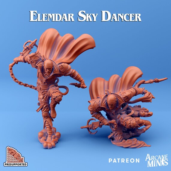 Elemdar Sky Dancer Arcane Minis - Etsy