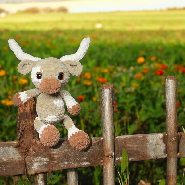 Crochet Longhorn - Etsy