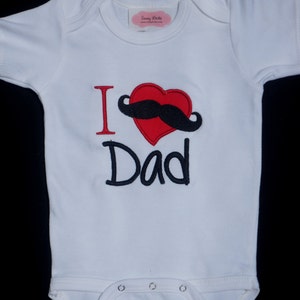 Father's Day Embroidery Design I "heart" Dad I Love Dad Embroidery ...
