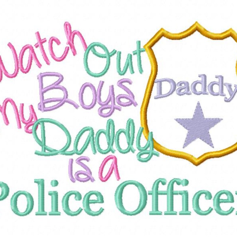 Police Embroidery - Etsy