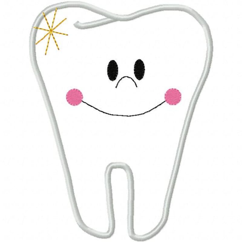 Tooth Applique - Etsy
