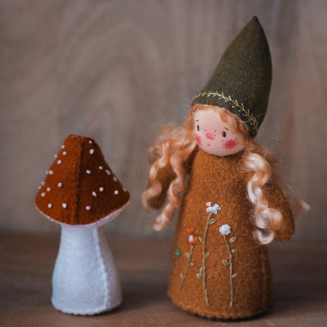Waldorf Doll Sewing Pattern PDF - Video Tutorial - Pixie & Felt ...