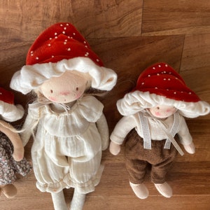 Mushroom Hat - Sewing Pattern PDF + Video Tutorial - Doll Clothes ...