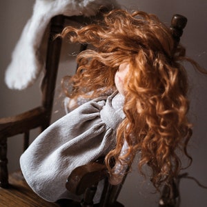 Waldorf Doll Hair Video Tutorial - Mohair Weft - Doll Making - Etsy