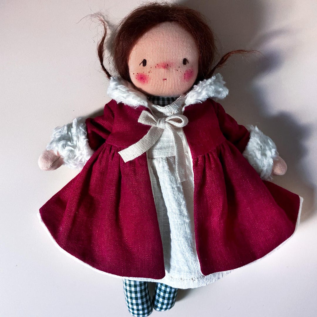 Waldorf Doll Sewing Pattern PDF - Video Tutorial - Ooak Doll - Handmade ...