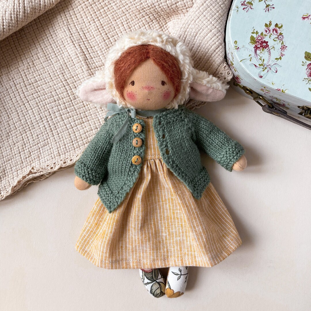 Cardigan Knitting Pattern PDF Waldorf Doll Clothes - Etsy