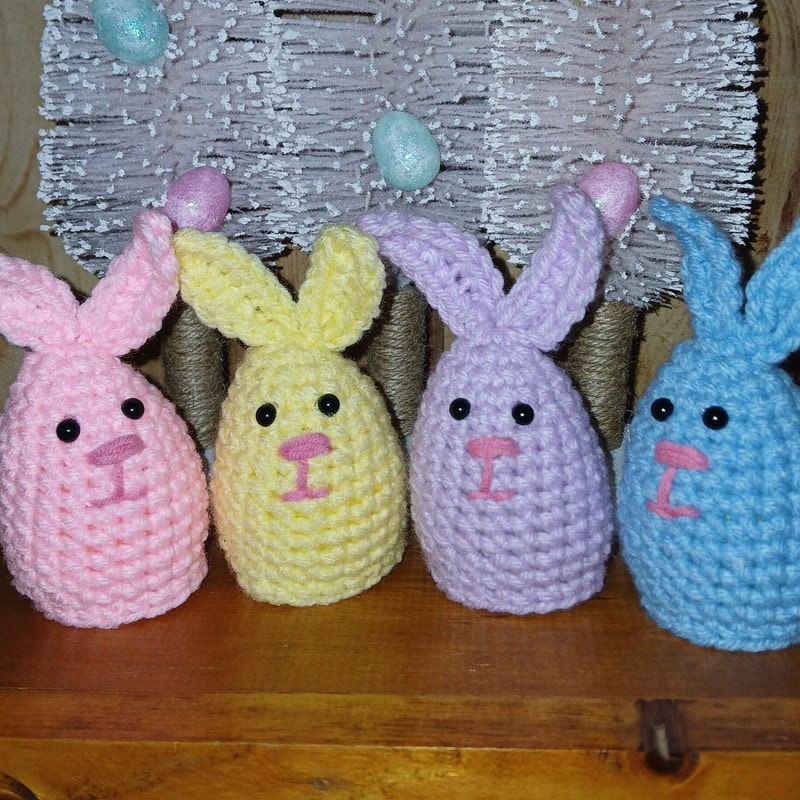 Knitted Rabbit Egg Covers - Etsy