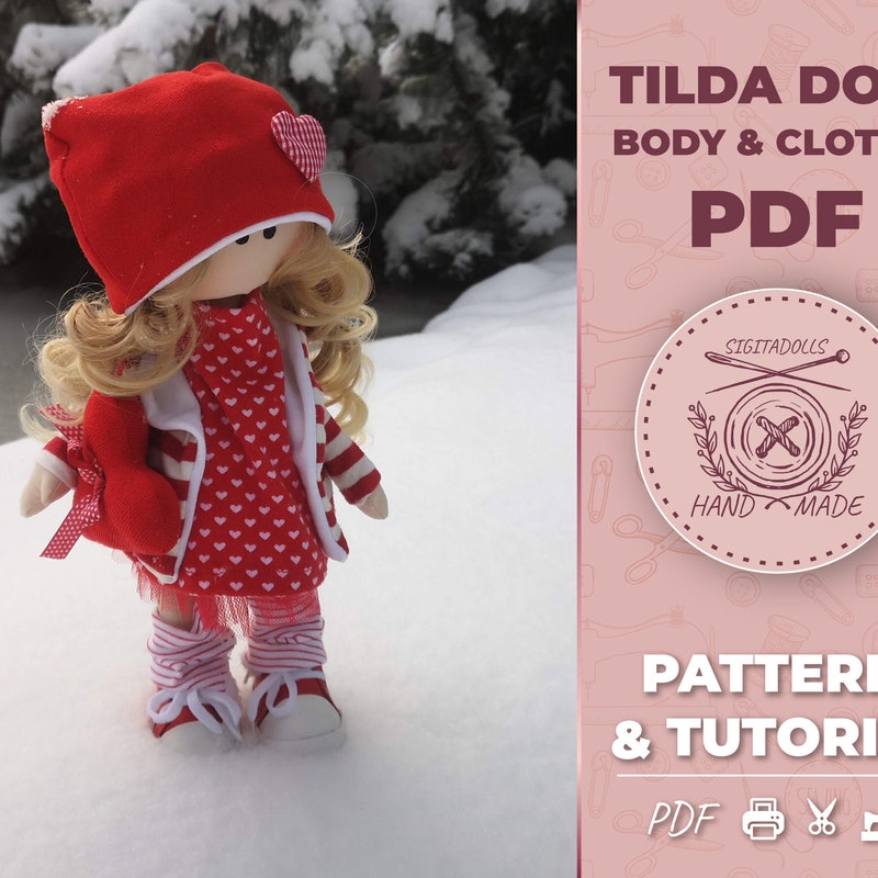 Cloth Doll Pattern - Etsy