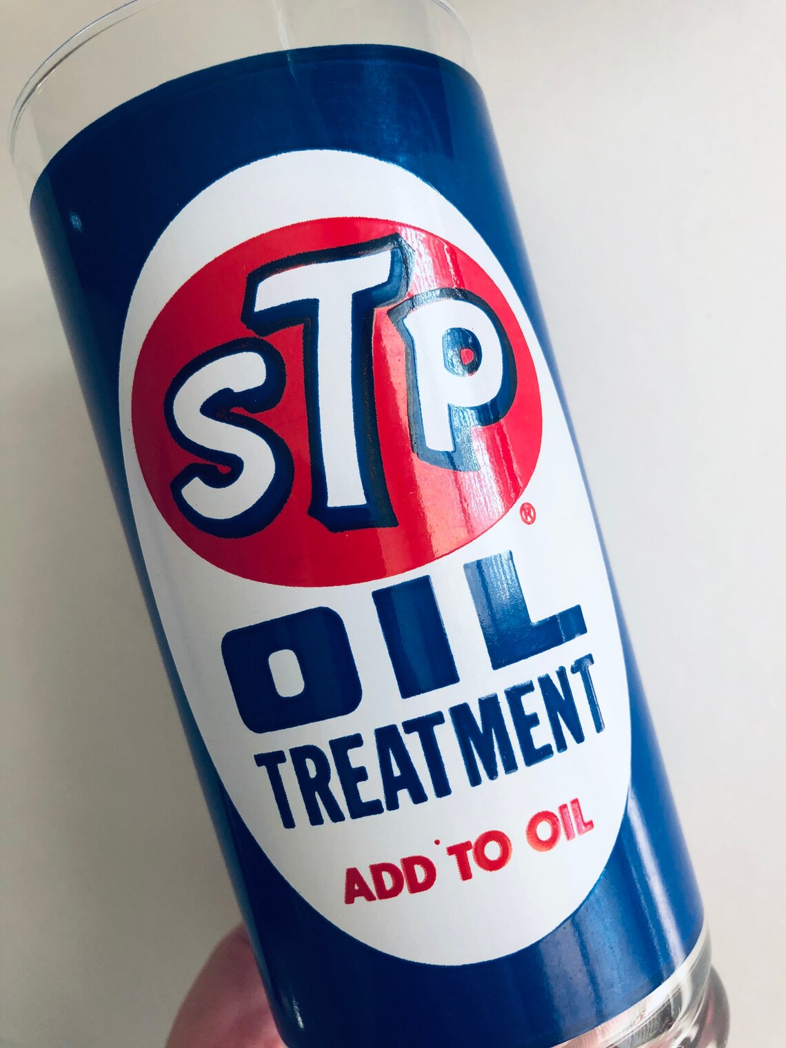 Set of 3 Vintage STP Oil Treatment Logo/Advertisement Glasses | Etsy