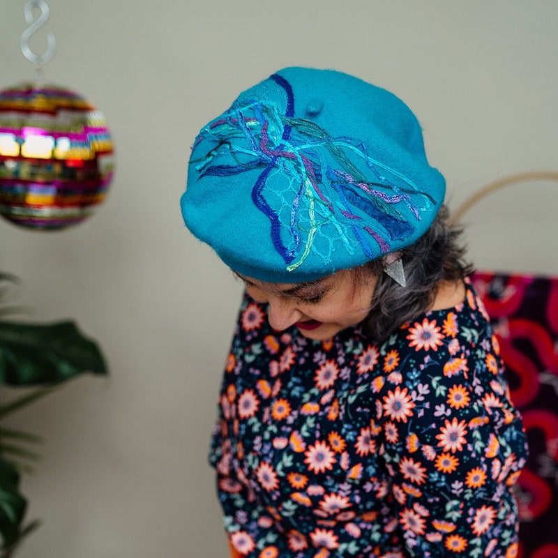 Embellished Beret - Etsy