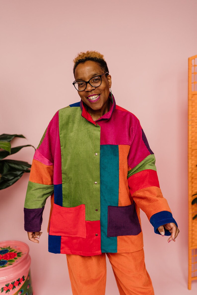 Patchwork Zero Waste Chore Jacket - Etsy