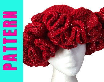 Crochet Curly (ruffle) Hat Pattern - Etsy