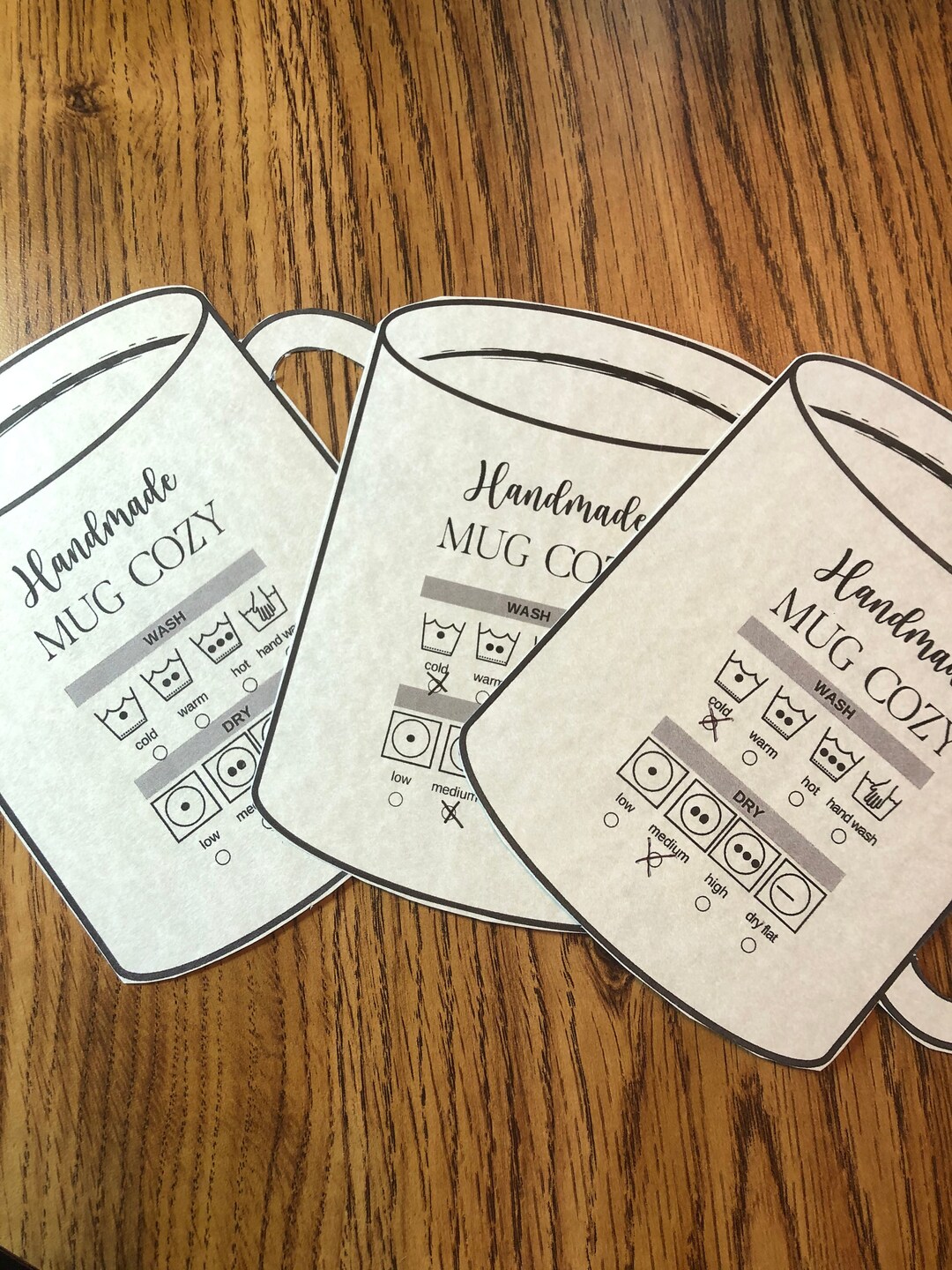 Printable Mug Care Instructions Pdf - Etsy